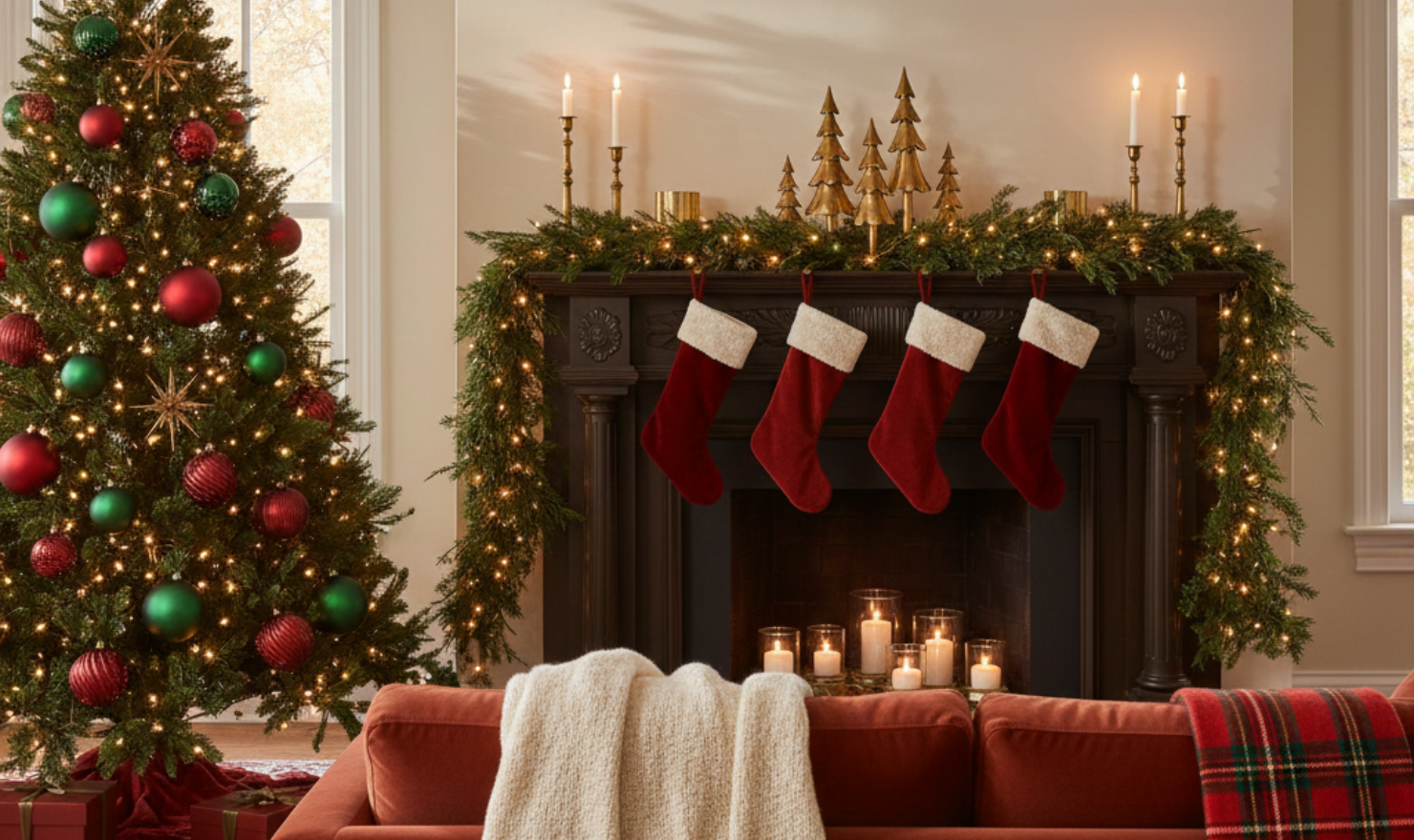 6 “Retro” Christmas Decor Ideas That Feel Cozy – Acanva Home