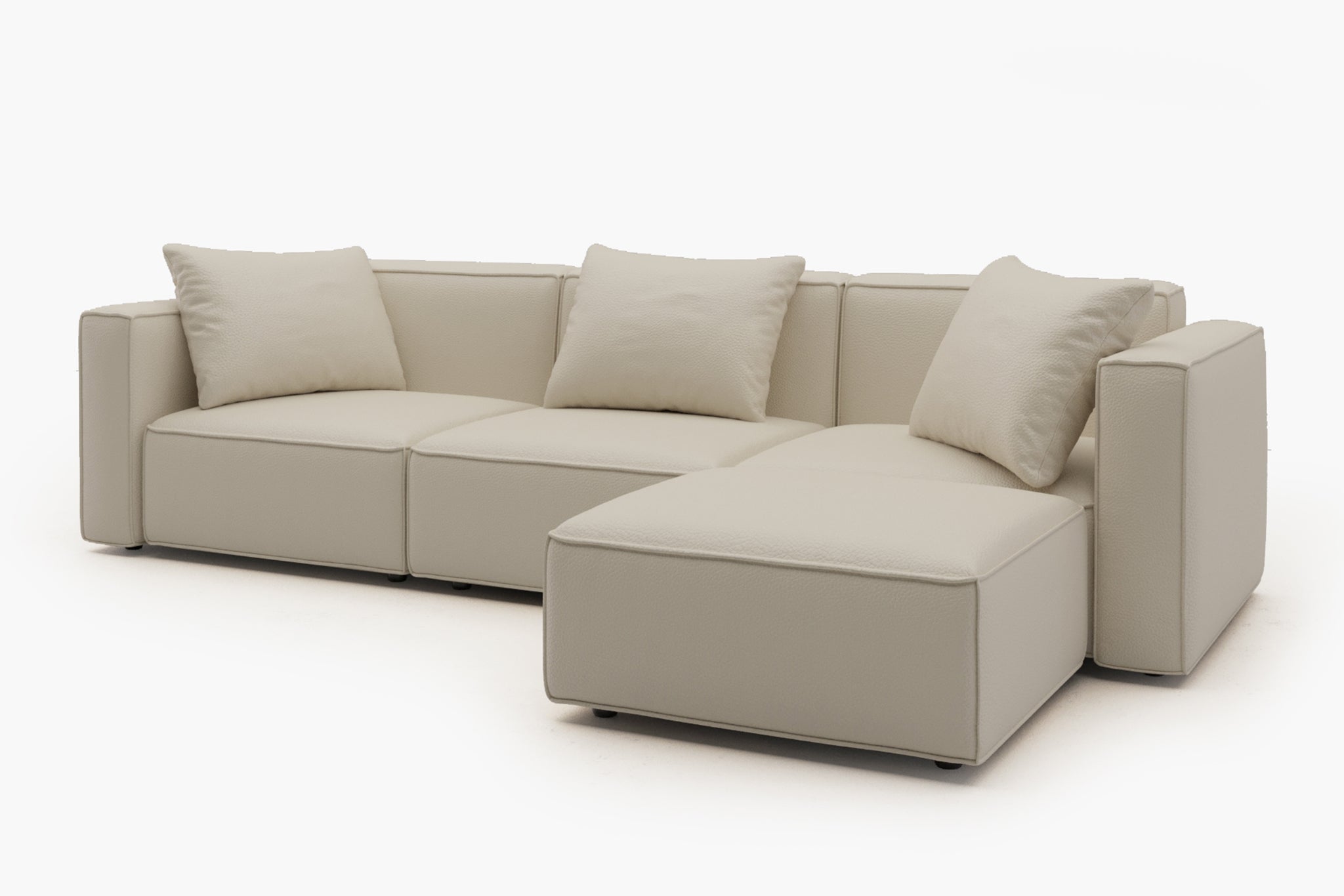 Zola Reversible Sectional Chaise Sofa | Acanva – Acanva Home