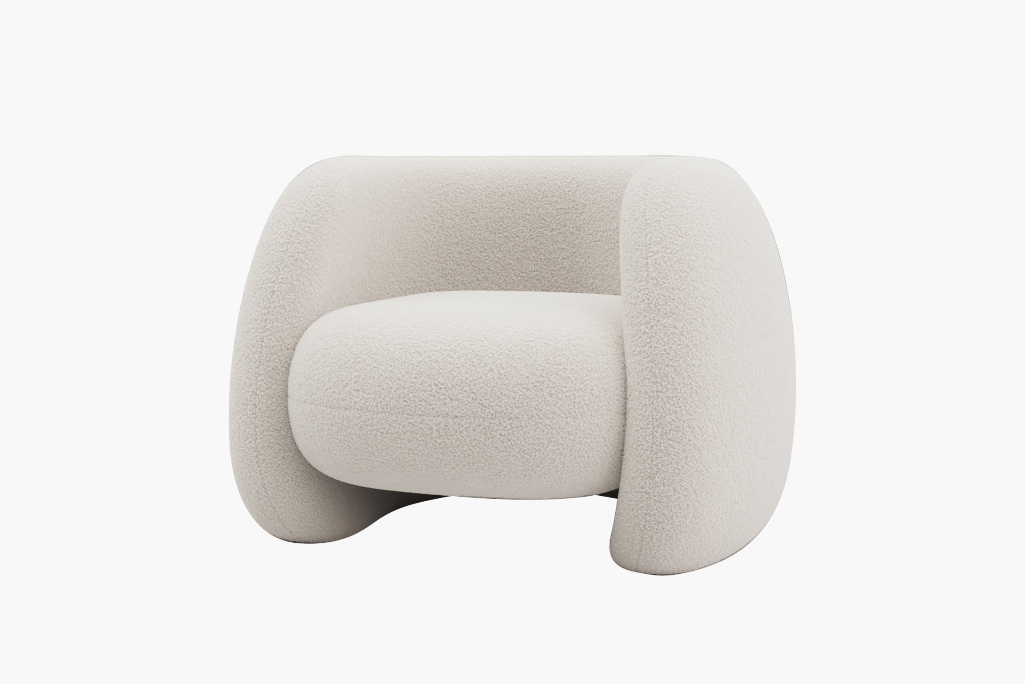 Dori Fleece Chair With Minimalist Design | Acanva – Acanva Home