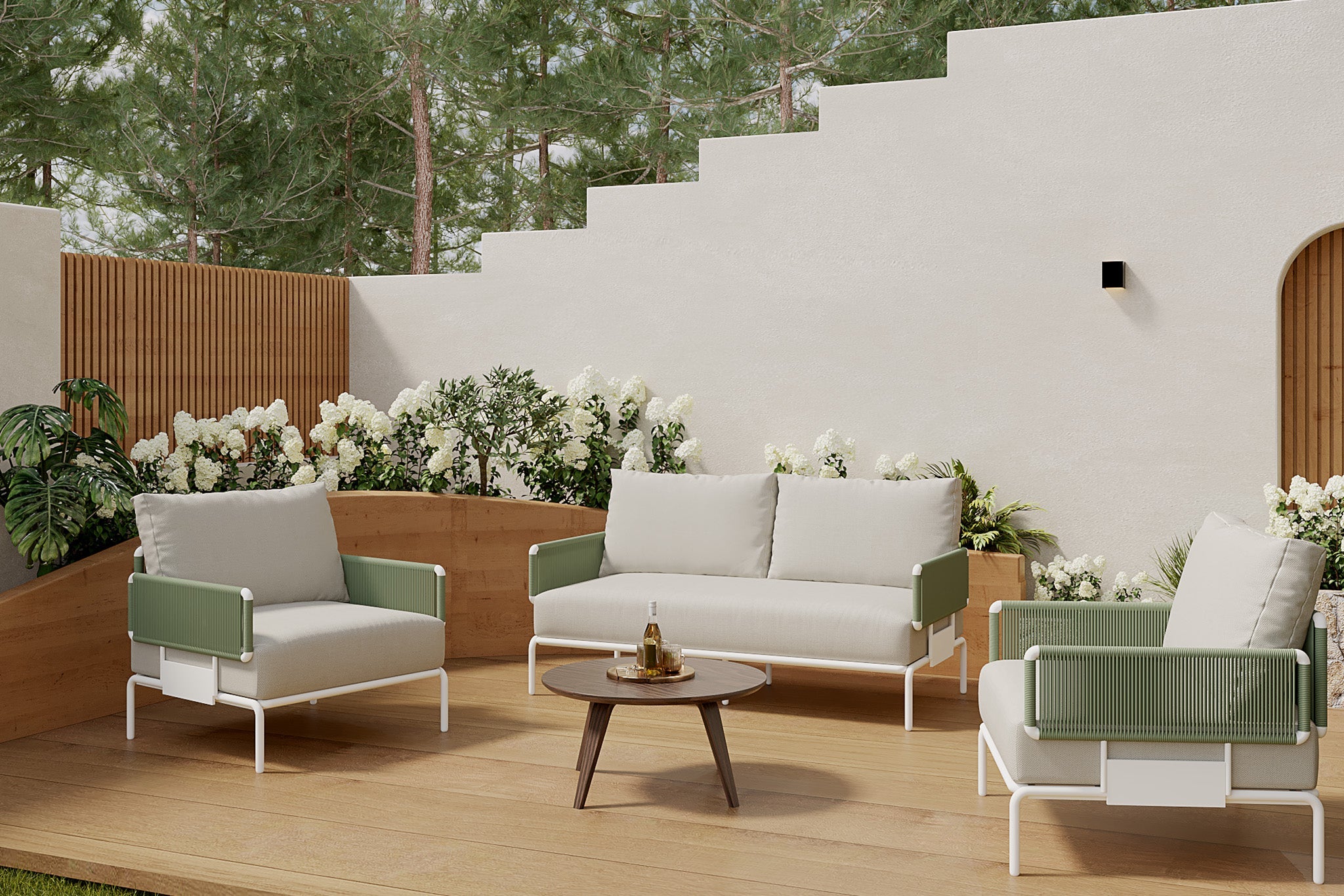 Sylva Aluminum Outdoor Modular Chair – Acanva Home