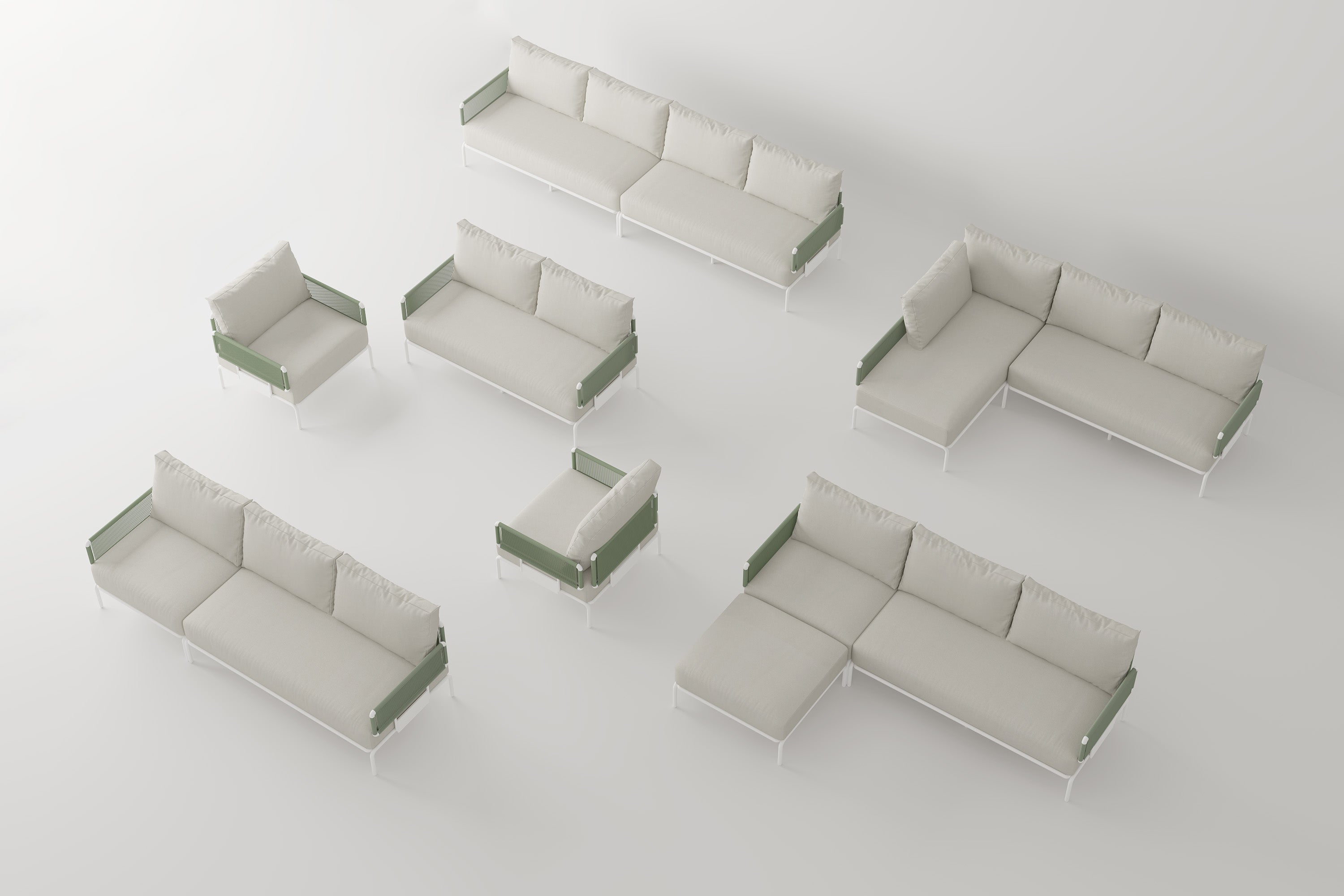 Sylva Aluminum Outdoor Modular Sofa / Patio Set by Acanva – Acanva Home